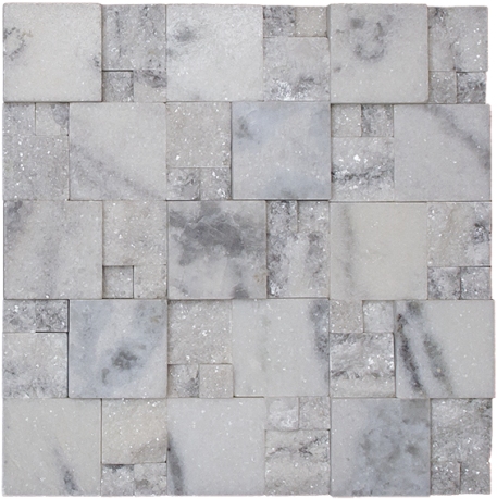 Mármore Branco Rajado - Produtos - Mosaicos de Pedras Brasileiras ...